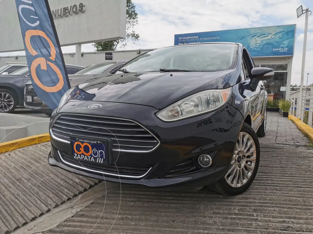Ford Fiesta Sedan Titanium Aut usado (2016) color Negro precio $225,000