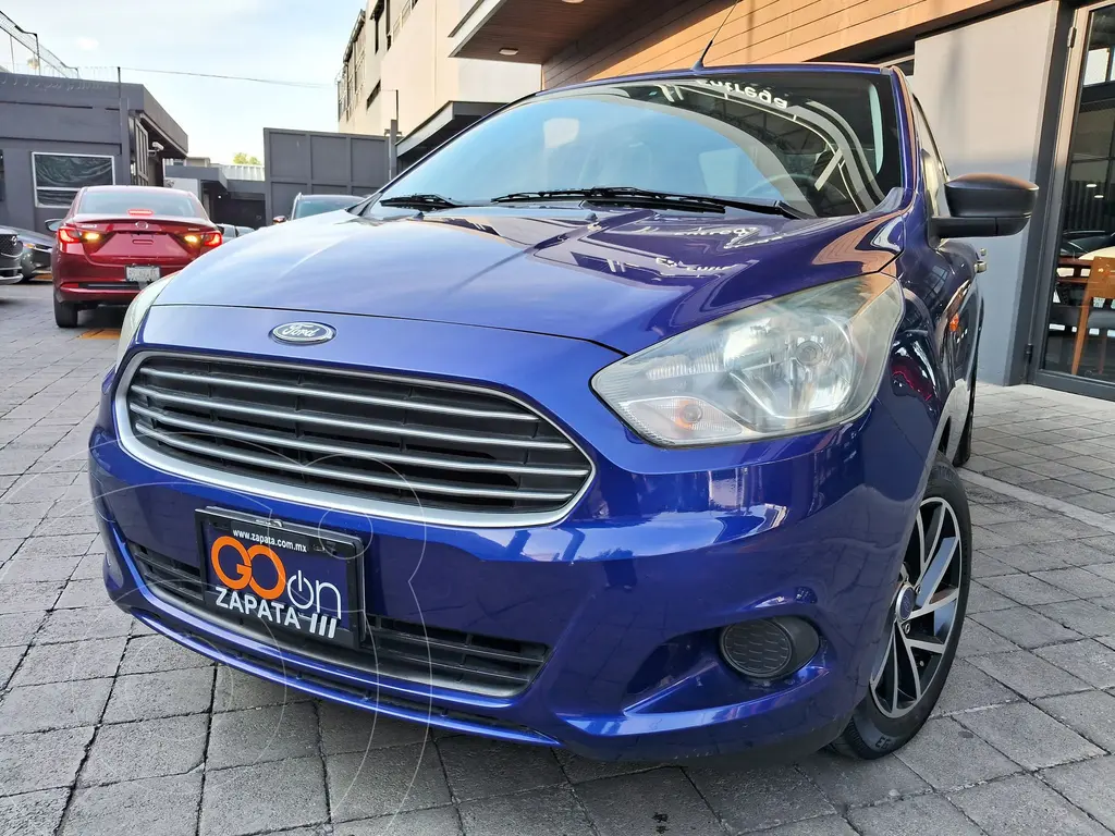 Ford Figo Hatchback Impulse A/A usado (2017) color Azul precio $180,000