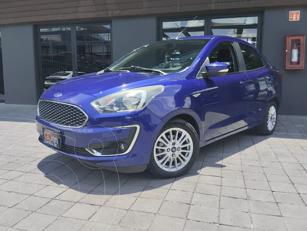 Ford Figo Sedan Titanium Aut usado (2020) color Azul precio $245,000