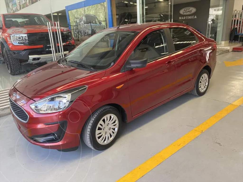 Ford Figo Sedan Impulse A/A usado (2020) color Rojo precio $239,000