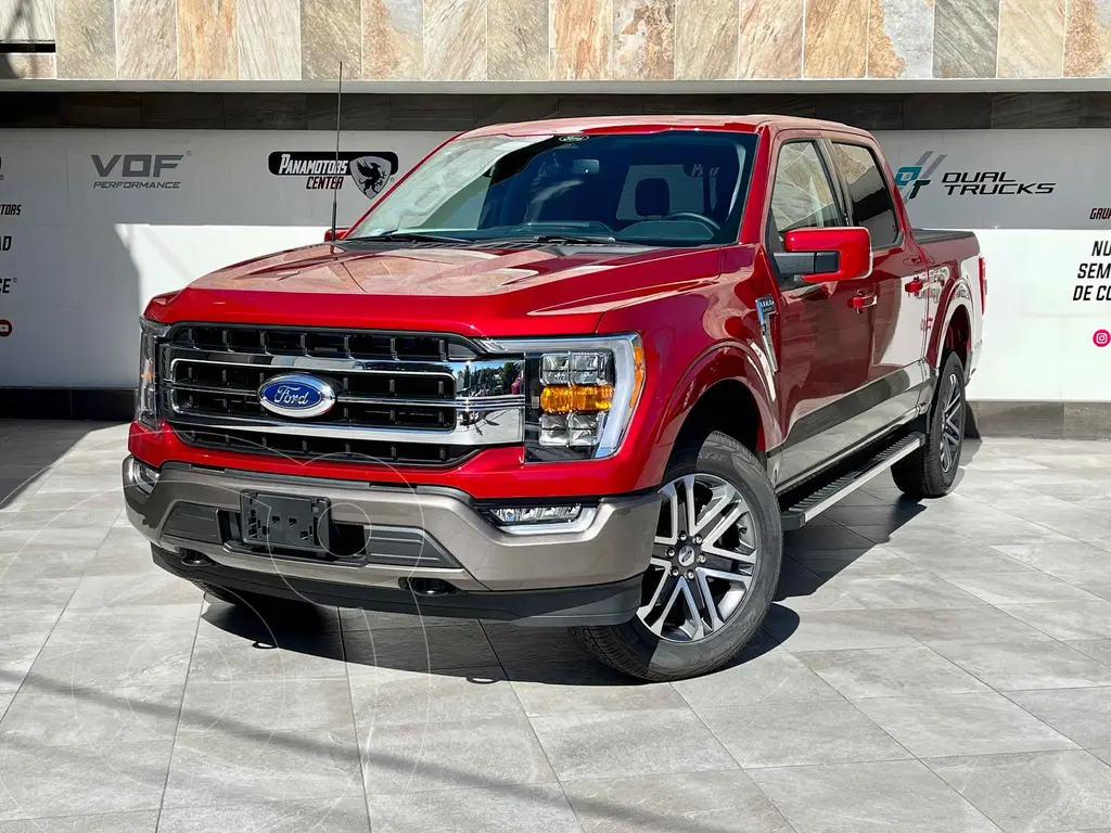 Ford Lobo Doble Cabina Lariat 4x4 usado (2022) color Rojo precio $1,365,000