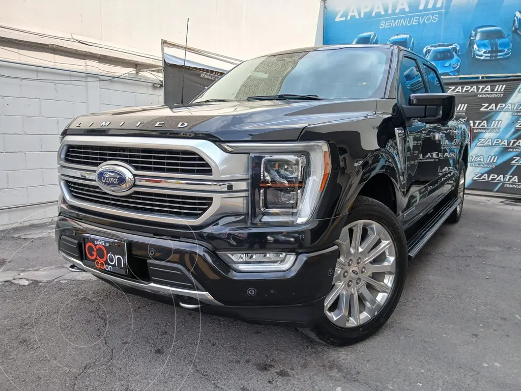 Ford Lobo Lariat usado (2022) color Negro precio $1,169,000