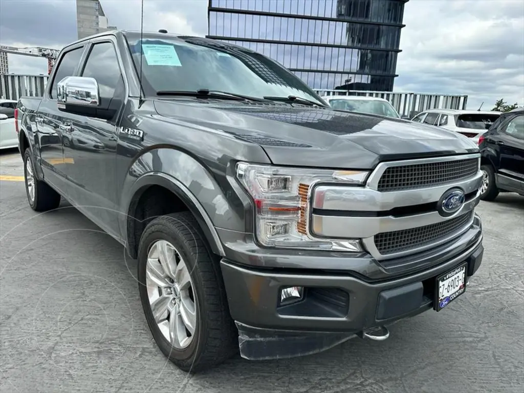 Ford Lobo Platinum Crew Cab 4x4 usado (2018) color Gris Oscuro precio ...