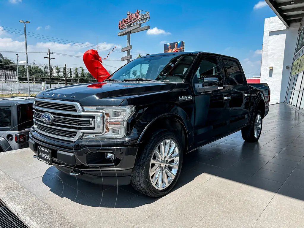 Ford Lobo Doble Cabina Lariat 4x4 usado (2019) color Negro precio $869,000