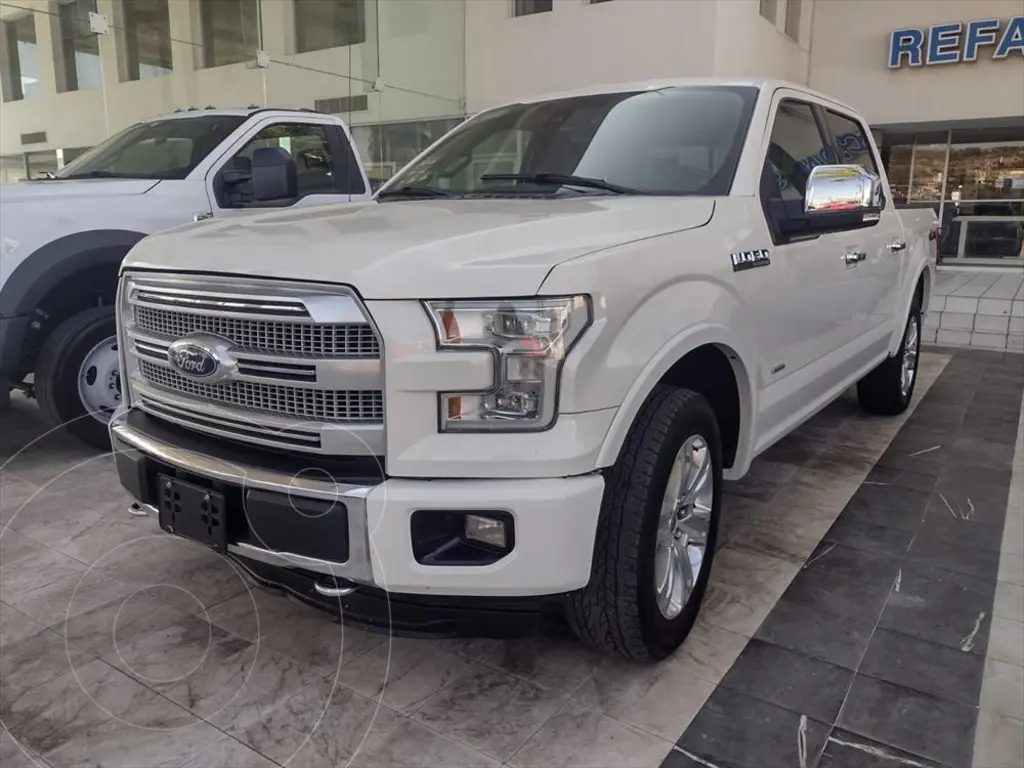Ford Lobo Platinum 4x4 Cabina Doble usado (2015) color Blanco precio ...