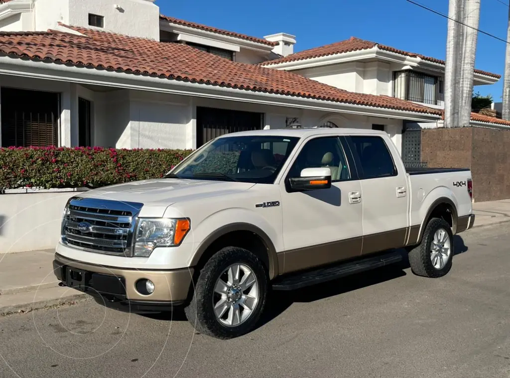 Ford Lobo Lariat Crew Cab 4x4 usado (2013) color Blanco Oxford precio ...