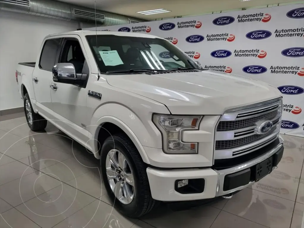 Ford Lobo Platinum 4x4 Cabina Doble usado (2015) color Blanco precio ...