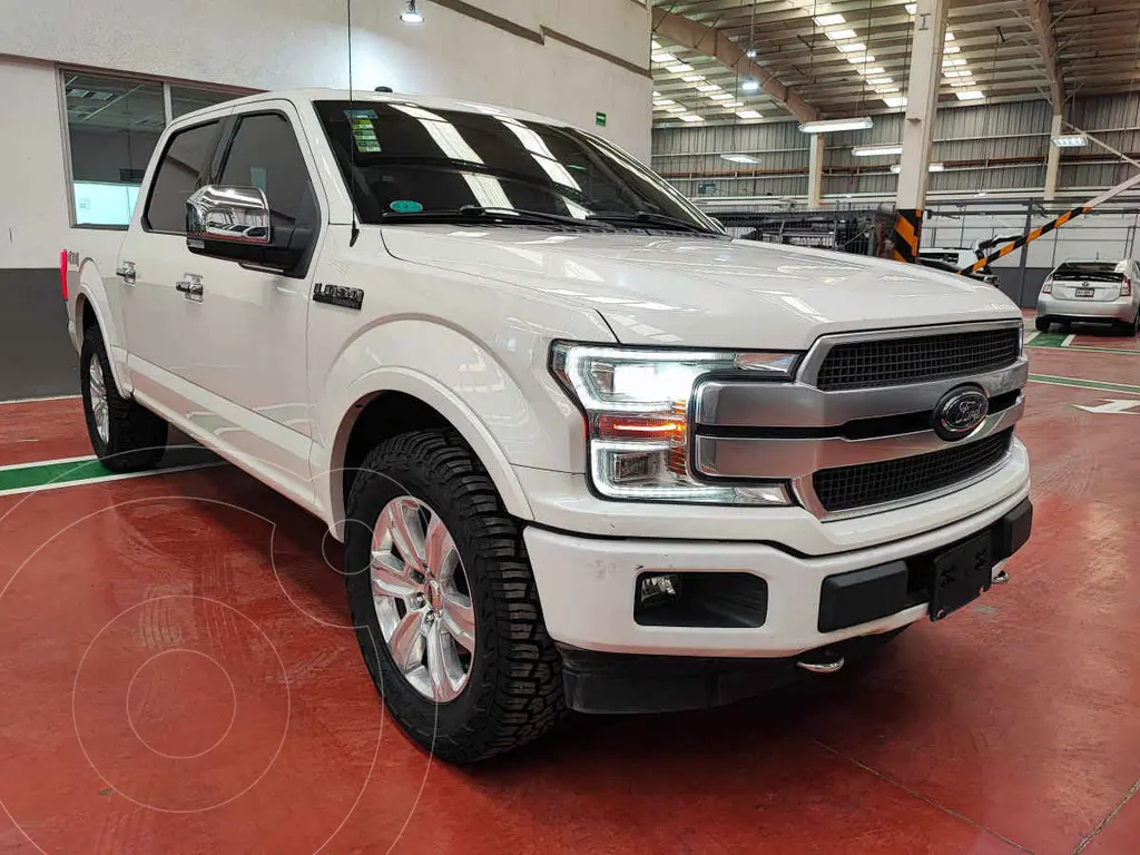 Ford Lobo Platinum 4x4 Cabina Doble usado (2018) color Blanco precio ...