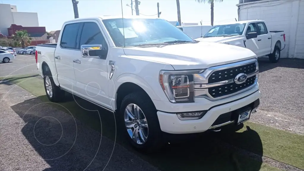 Ford Lobo PLATINUM CREW CAB 4X4 3.5L GTDI V6 usado (2022) color Blanco ...