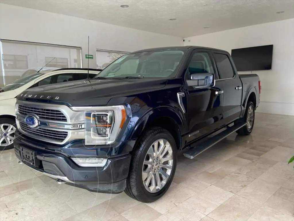 Ford Lobo Lariat Crew Cab 4x4 usado (2022) color Azul Marino precio ...