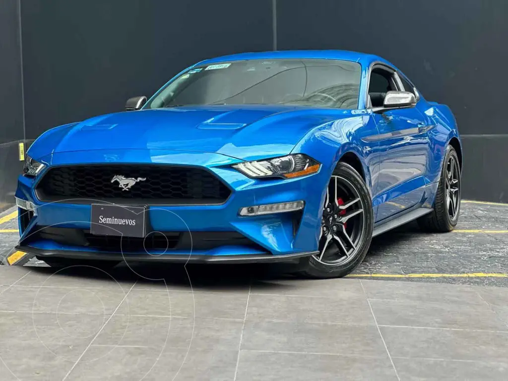 Ford Mustang EcoBoost Aut usado (2020) color Azul precio $695,000