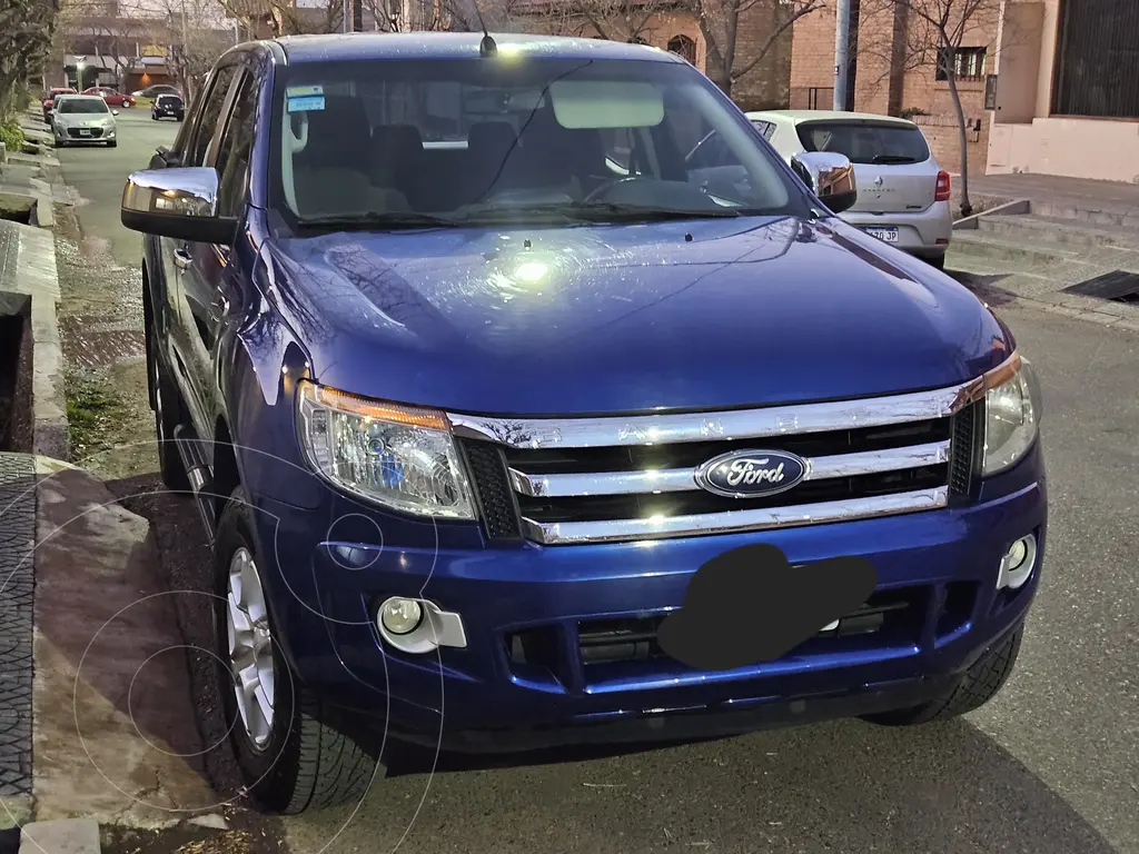 Ford Ranger XLT 3.2L 4x4 TDi CD usado (2013) color Azul Monaco precio u ...