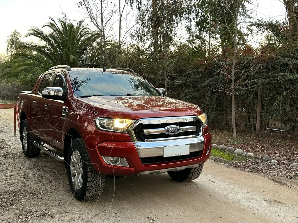 Ford Ranger 3.2L LTD Diesel 4x4 usado (2017) color Naranja precio $17. ...