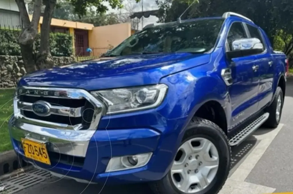 Ford Ranger Limited usado (2019) color Azul precio $147.900.000