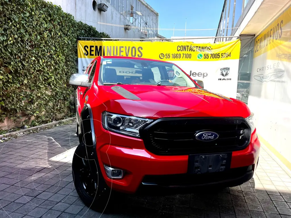 Ford Ranger XLT Gasolina 4x2 usado (2020) color Rojo precio $448,000