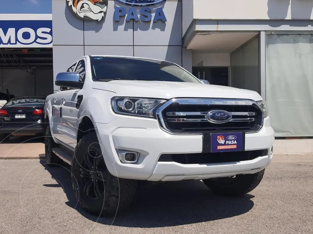 Ford Ranger XLT Gasolina 4x2 usado (2021) color Blanco precio $412,000