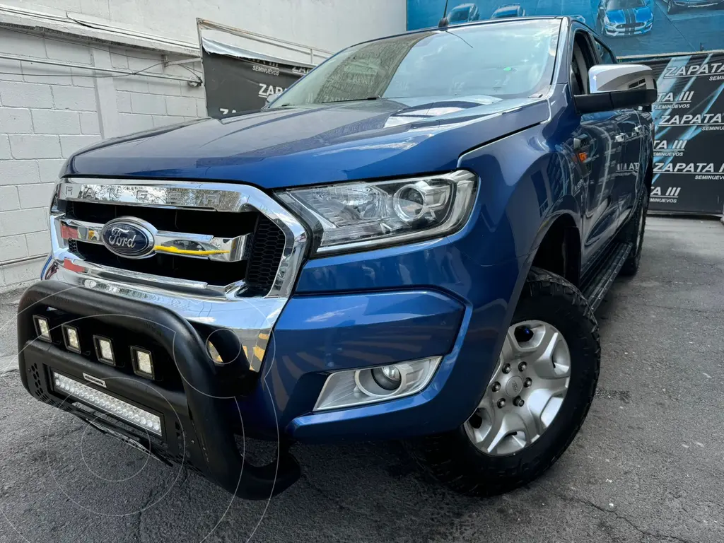 Ford Ranger XLT gasolina 4x2 Cabina Doble usado (2019) color azul ...
