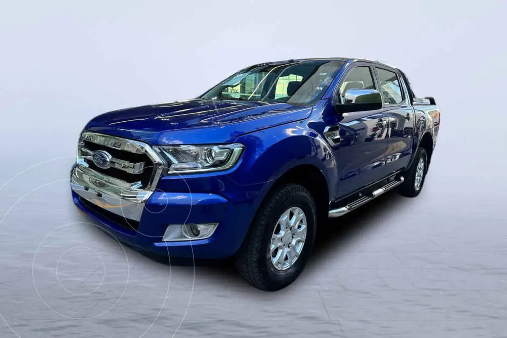 Ford Ranger XLT Diesel 4x4 Cabina Doble Piel usado (2019) color Azul ...