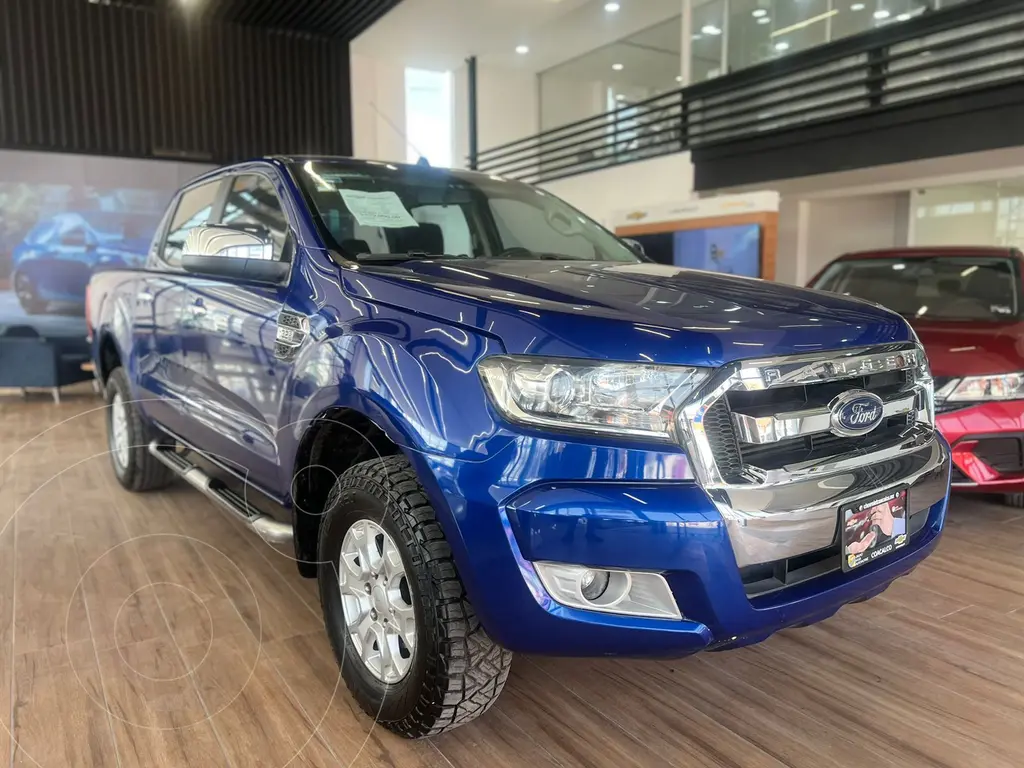 Ford Ranger XLT Diesel 4x4 Cabina Doble usado (2017) color Azul Acero ...
