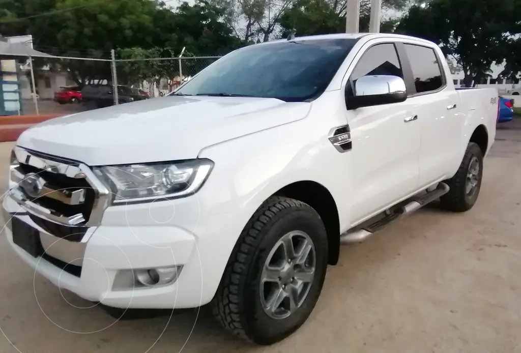 Ford Ranger XLT Diesel 4x4 Cabina Doble Piel usado (2019) color Blanco ...