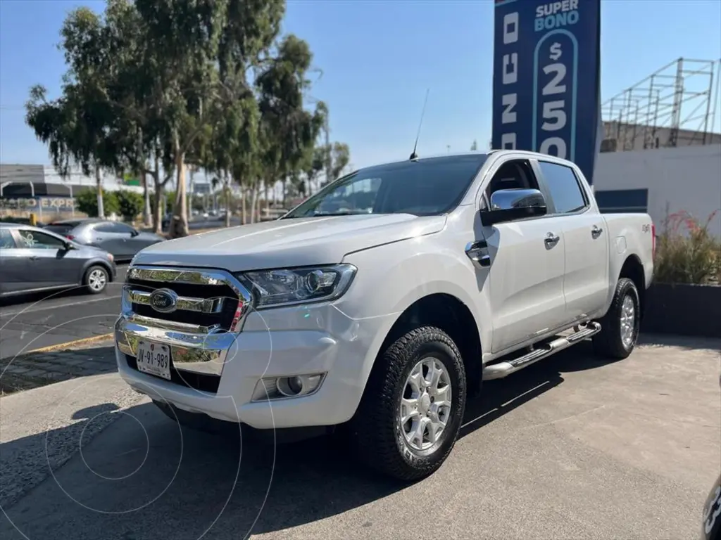 Ford Ranger XLT Diesel 4x4 Cabina Doble usado (2019) color Blanco ...