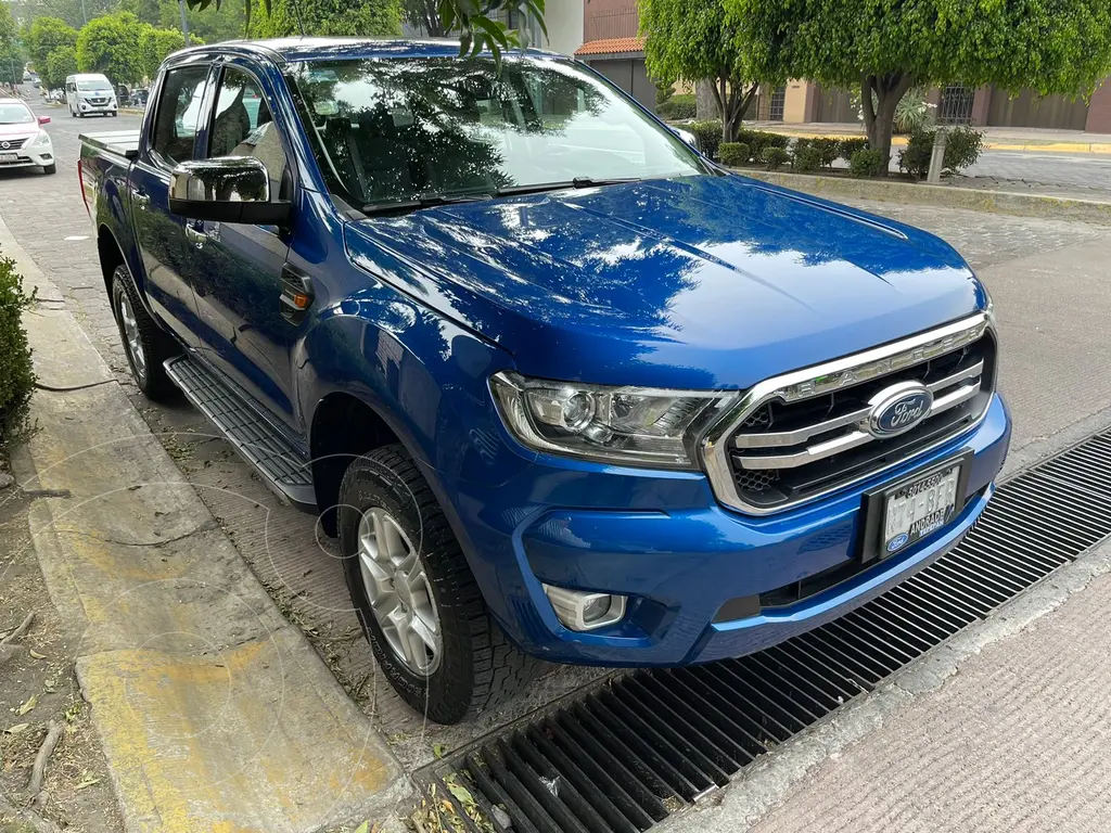 Ford Ranger XLT Diesel 4x4 Cabina Doble Piel usado (2020) color Azul ...