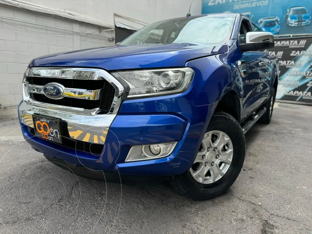 Ford Ranger XLT Diesel 4x4 Cabina Doble usado (2017) color Azul Claro ...