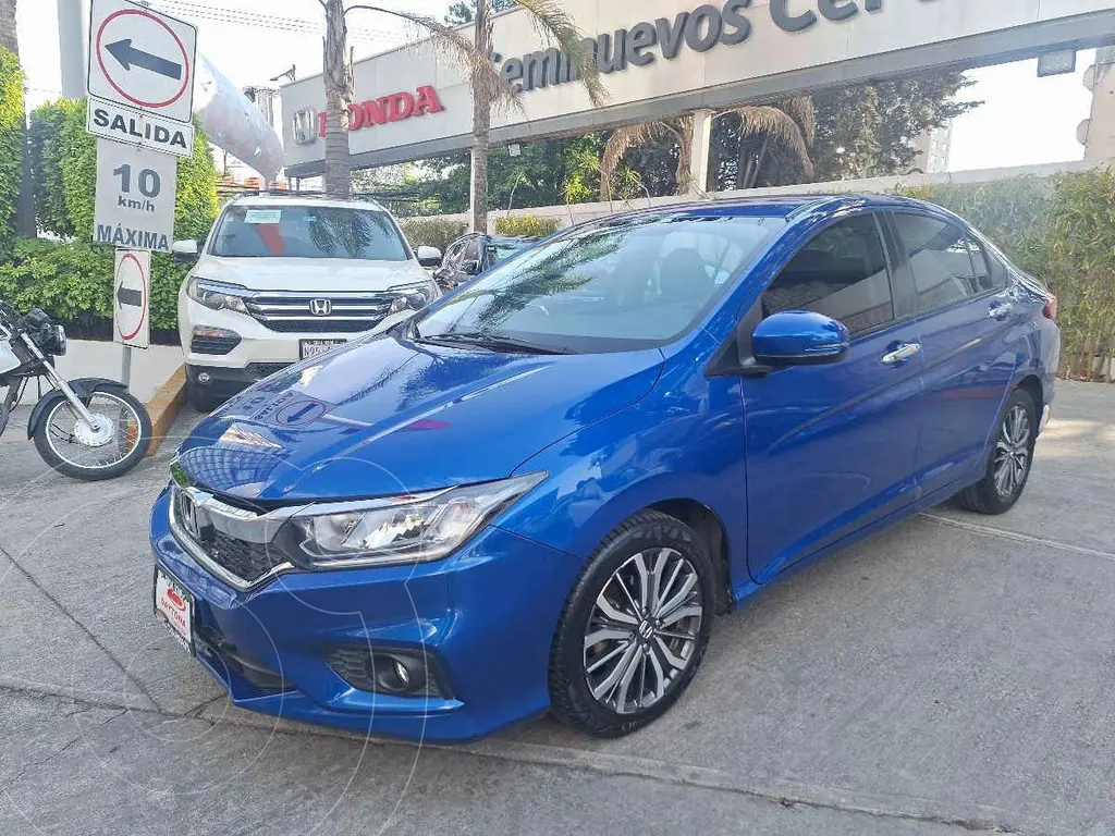 Honda City EX 1.5L Aut usado (2020) color Azul precio $279,000