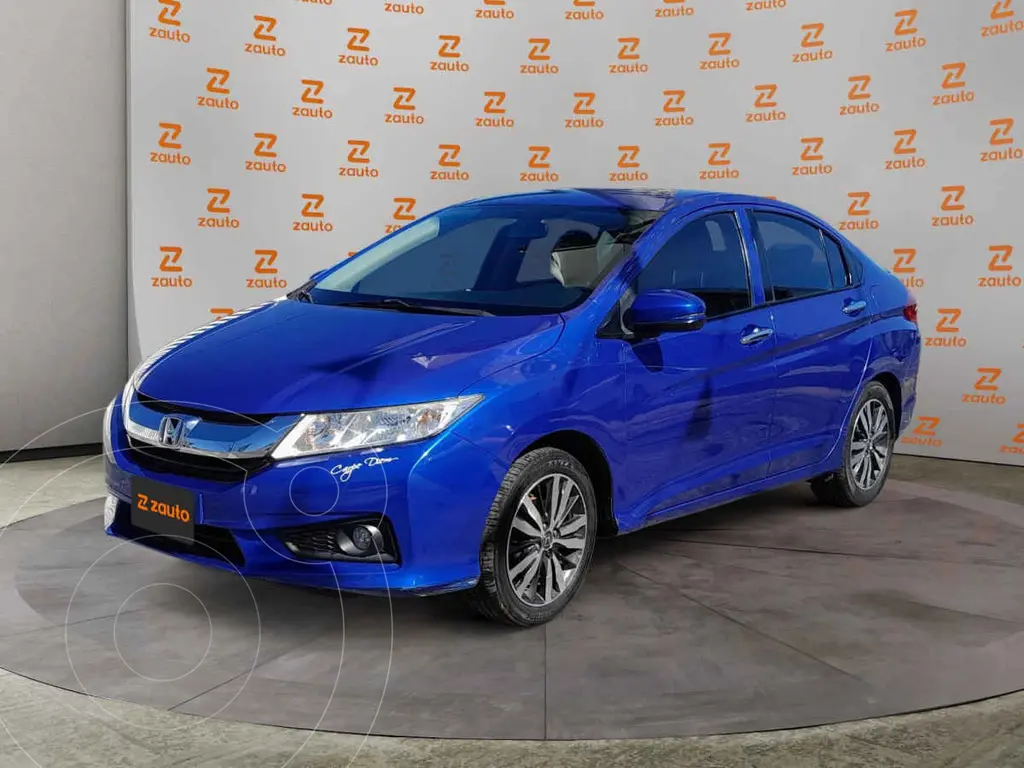 Honda City EX 1.5L Aut usado (2017) color Azul precio $269,000