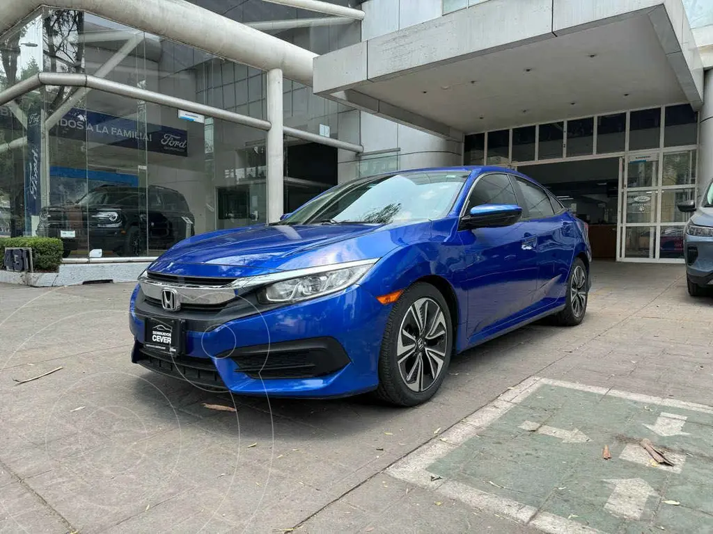 Honda Civic Turbo Aut usado (2016) color Azul precio $267,000