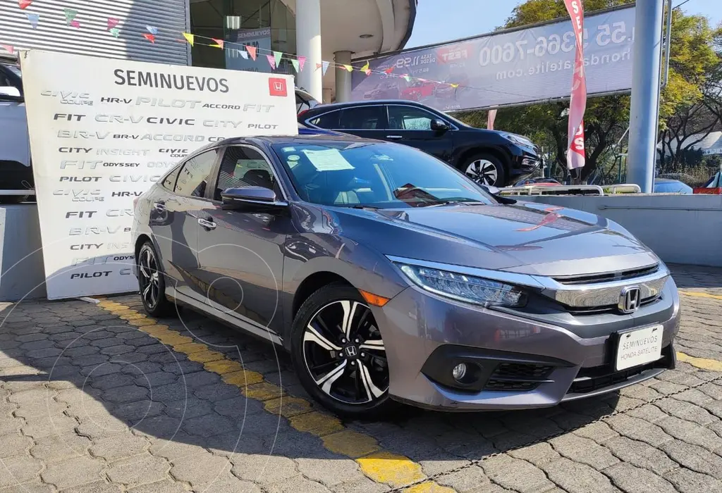 Honda Civic Touring Aut usado (2018) color Gris precio $407,000