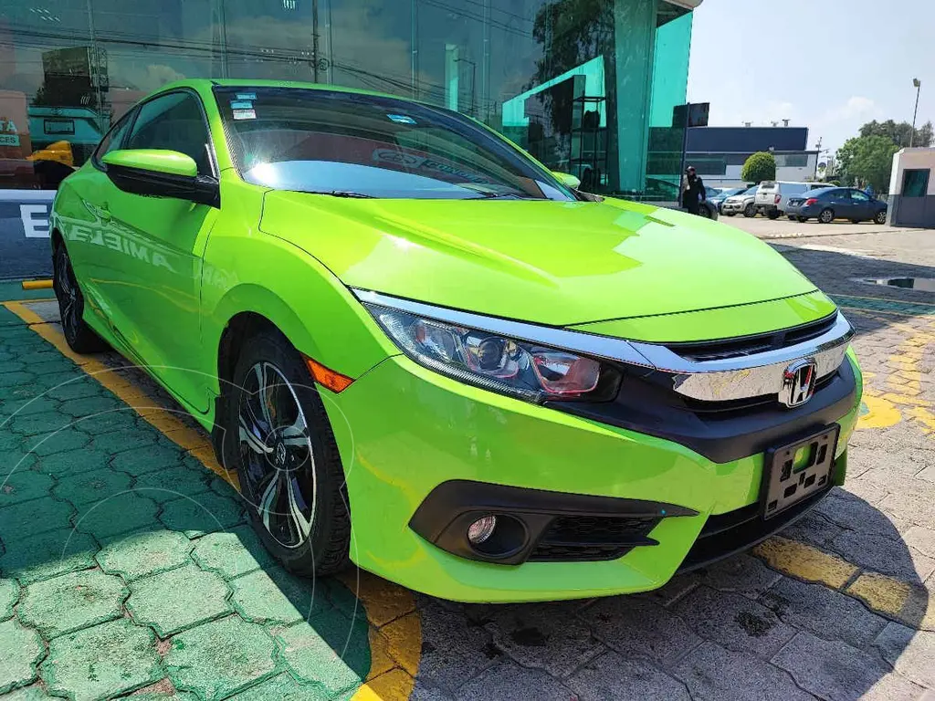 Honda Civic Coupe Turbo Aut usado (2016) color Verde precio $350,000