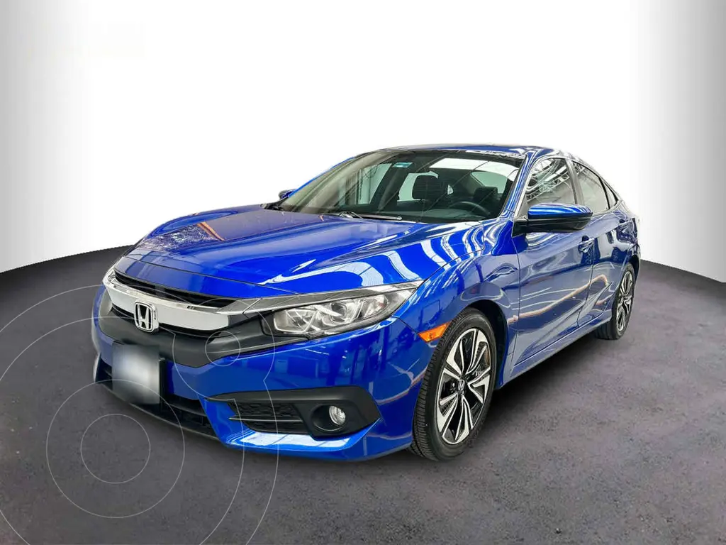 Honda Civic Turbo Plus Aut usado (2016) color Azul precio $339,000