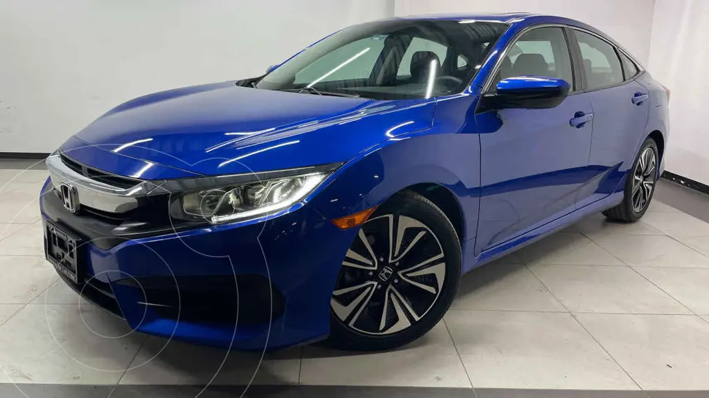 Honda Civic Turbo Aut usado (2017) color Azul precio $350,000