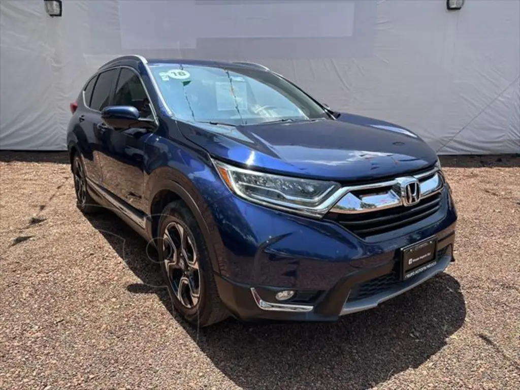 Honda CR-V Touring usado (2018) color Azul precio $470,000