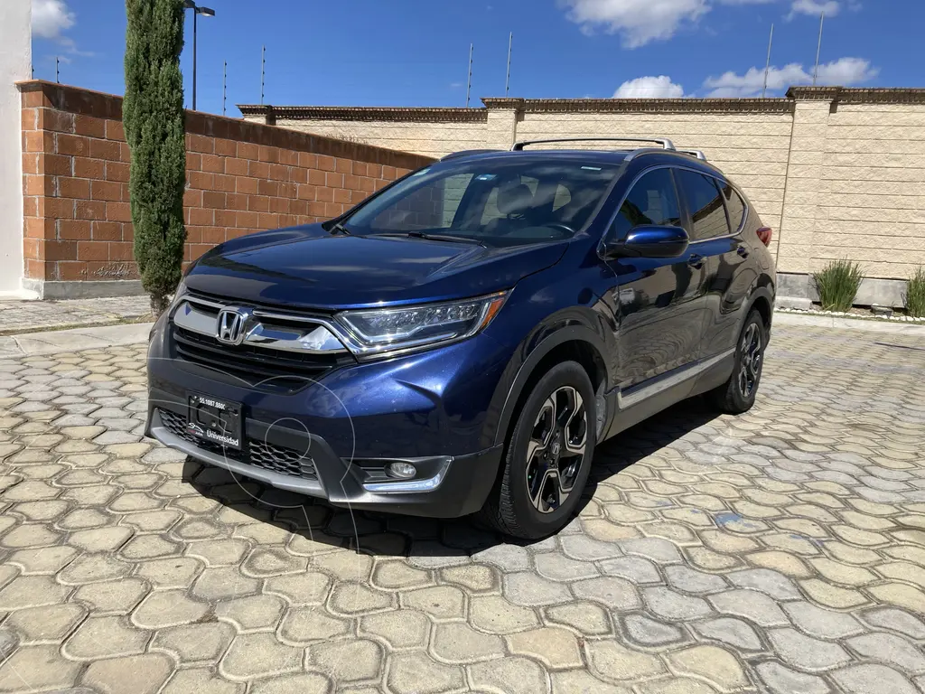 Honda CR-V Touring usado (2017) color Azul precio $399,000