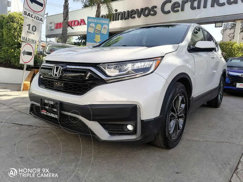 Honda CR-V Turbo Plus usado (2020) color Blanco precio $498,000