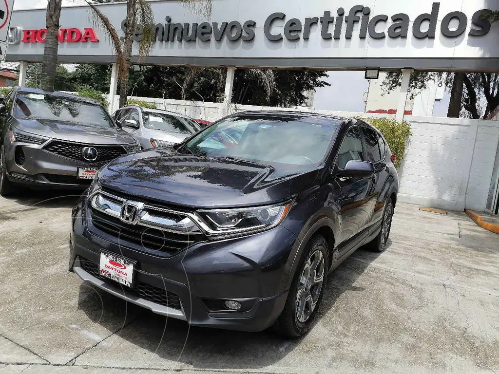 Honda CR-V Turbo Plus usado (2018) color Gris precio $398,000
