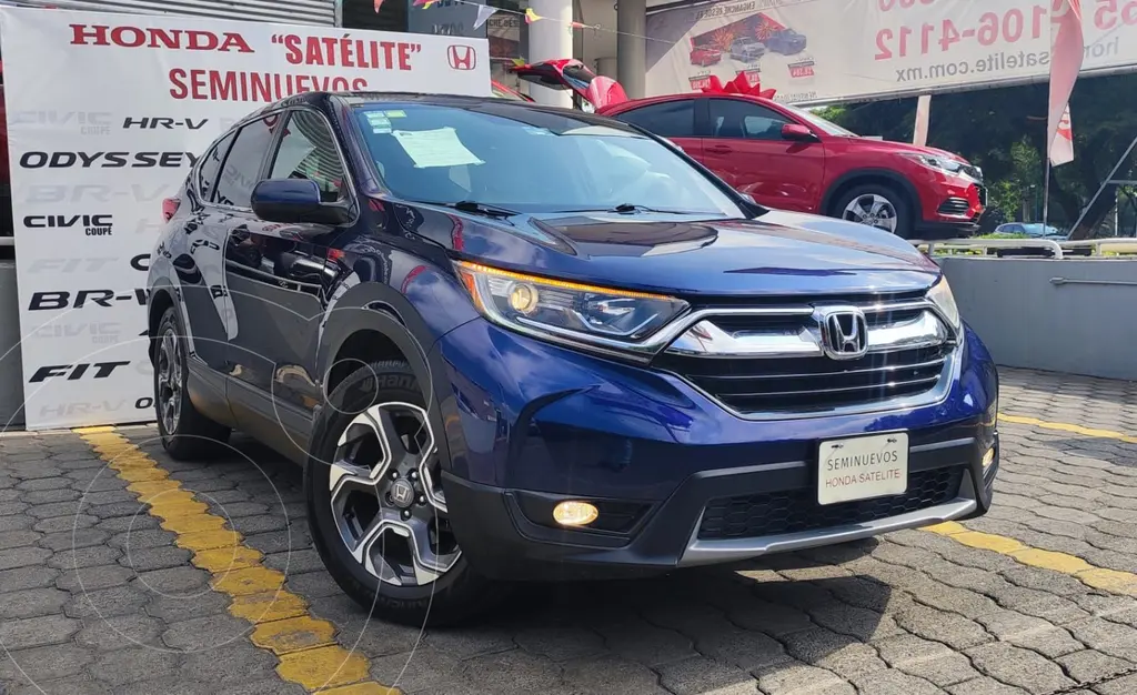 Honda CR-V Turbo Plus usado (2019) color Azul precio $479,000