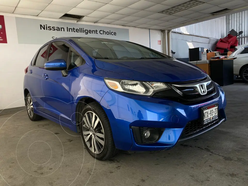 Honda Fit Hit 1.5L Aut usado (2015) color Azul Marino precio $229,800