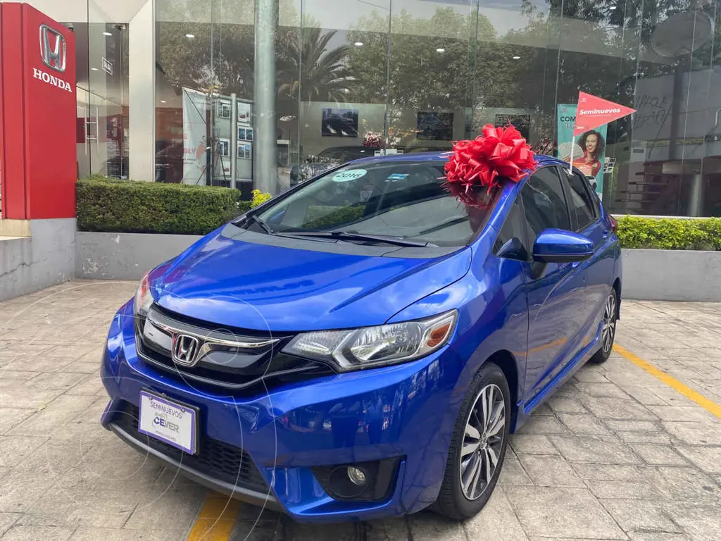 Honda Fit Hit 1.5L Aut usado (2016) color Azul precio $249,900
