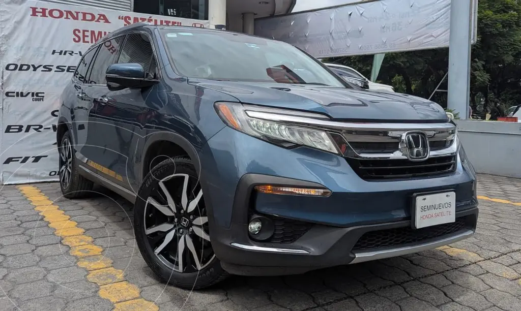 Honda Pilot Touring usado (2022) color Azul precio $620,000