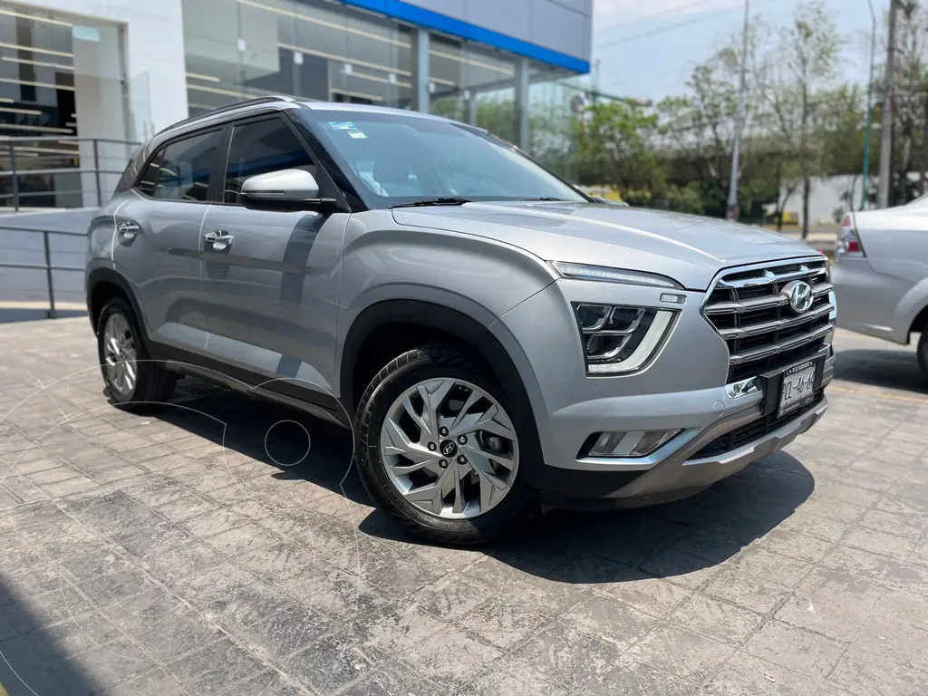 Hyundai Creta GLS Premium usado (2022) color plateado precio $380,000