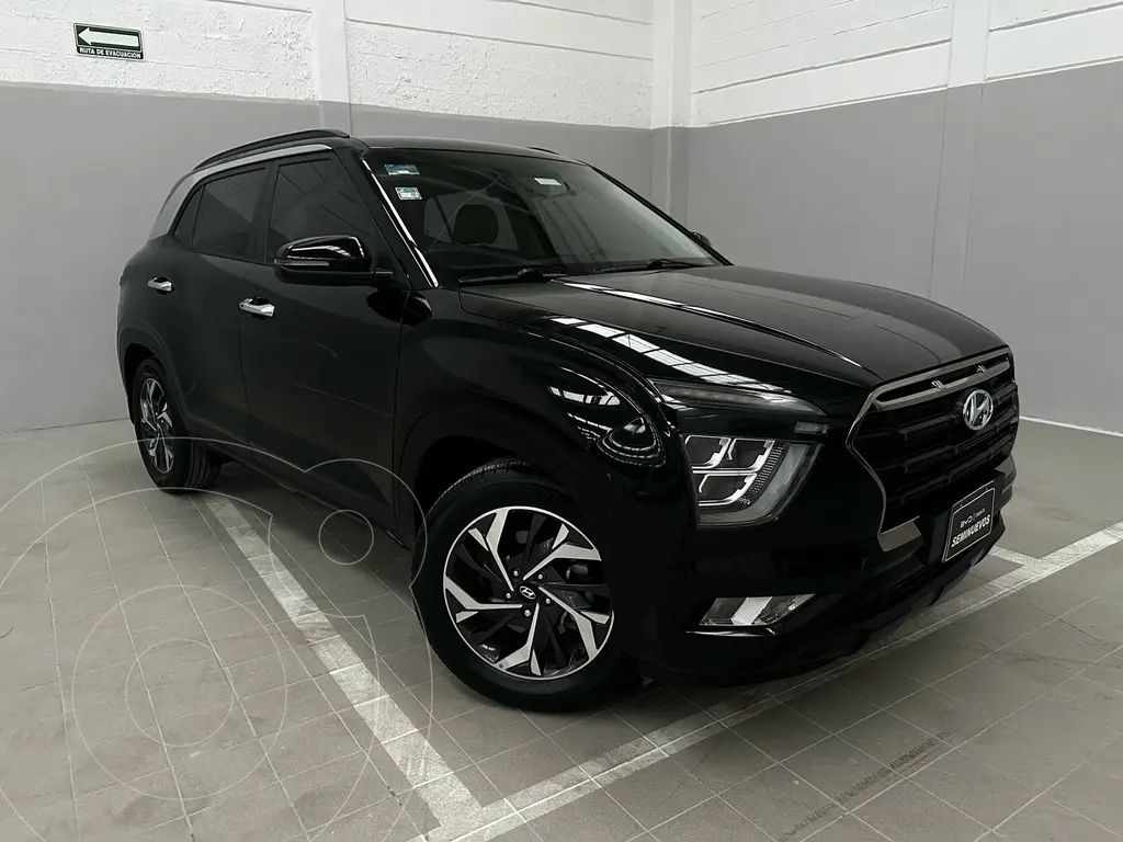 Hyundai Creta Limited Turbo usado (2021) color Negro precio $339,800