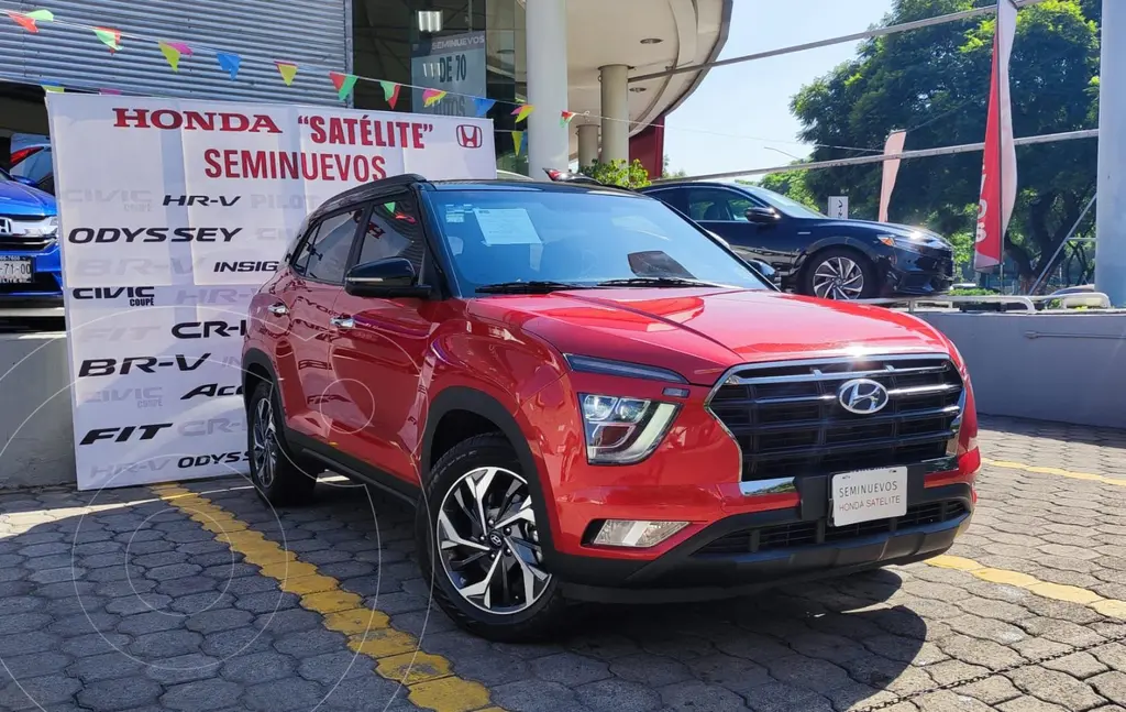 Hyundai Creta Limited Turbo usado (2022) color Rojo precio $465,000