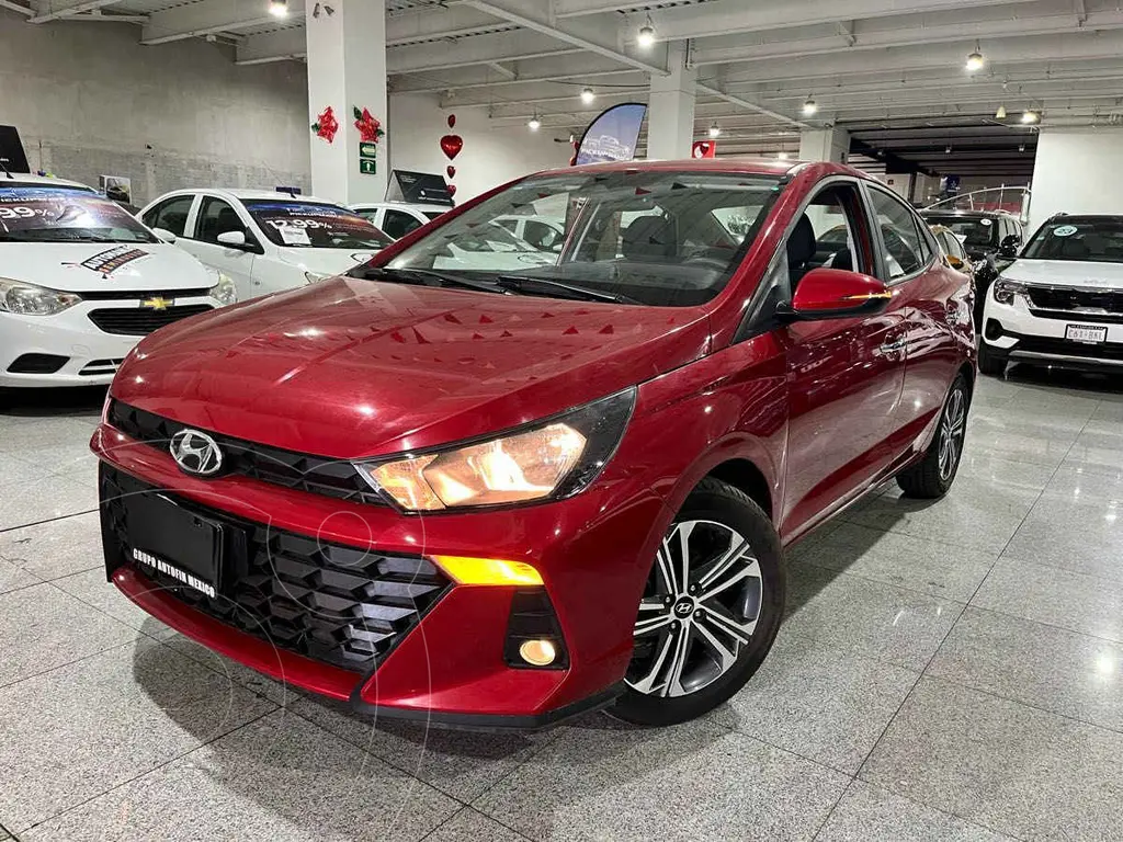 Hyundai HB20 Sedan GL Mid usado (2023) color Rojo precio $299,900