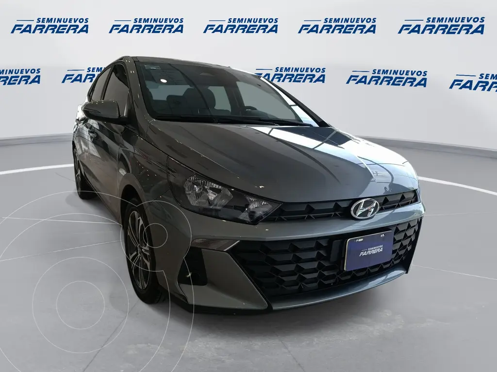 Hyundai HB20 GL Mid usado (2023) color Gris Oscuro precio $325,000