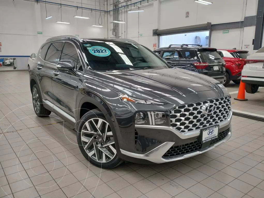 Hyundai Santa Fe Limited Tech usado (2022) color Gris precio $750,000
