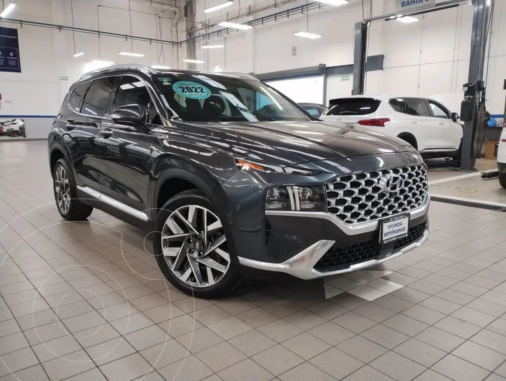 Hyundai Santa Fe Limited Tech usado (2022) color Gris precio $619,000