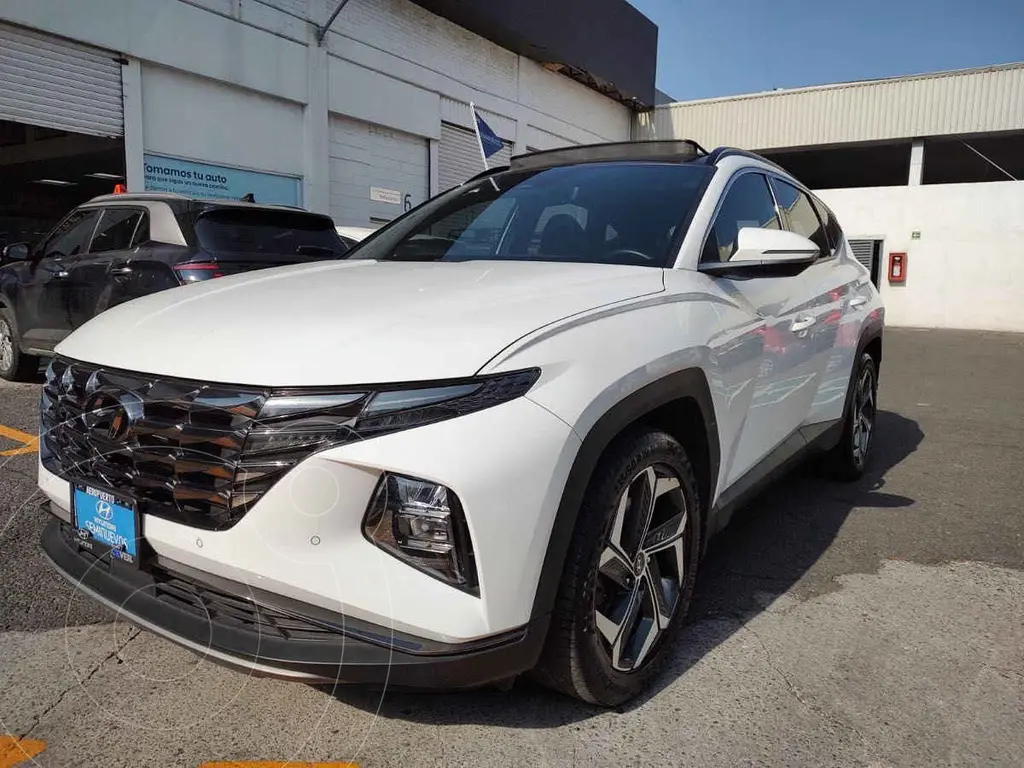 Hyundai Tucson Limited Tech usado (2022) color Blanco precio $560,000
